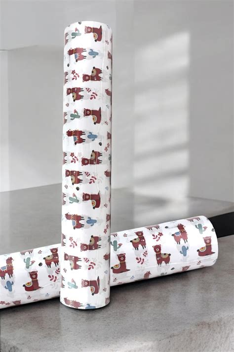 Papel Regalo Bobina 60 Cm X 100 Mts LLAMAS PaperPack