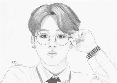 Dibujos De Bts Faciles Para Dibujar De Jimin