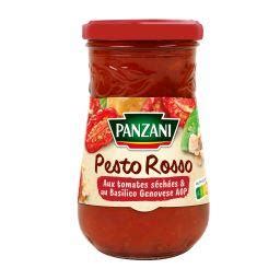 Sauce Pesto Rouge Tomates Et Basilic Panzani Intermarch