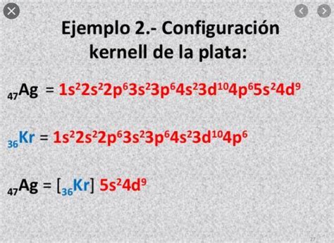 Como Se Calcula La Configuracion Electronica De La Plata Brainly Lat