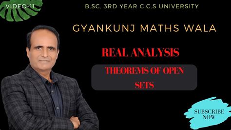 lect 11 theorems of open sets in real analysis bsc 3rd ccs university youtube