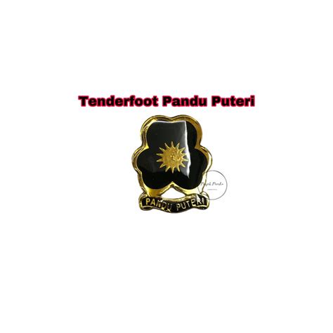 PANDU PUTERI Lencana Patch Tunas Pandu Puteri Persatuan Uniform