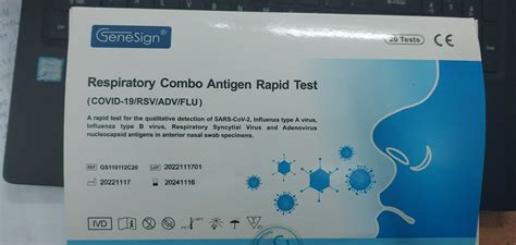 Bộ kit test nhanh 5 trong 1 GeneSign Respiratory Combo Antigen Rapid