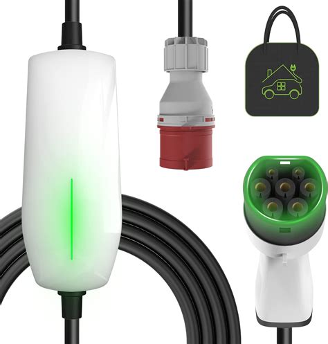 veco chajor EV Ladekabel Typ 2 11 kW 3 Phasen 6 16 A 5 M EV Ladegerät