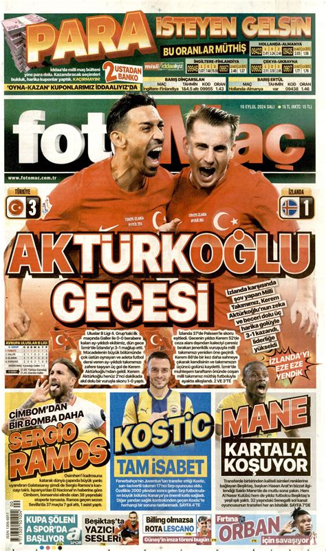 Fotoma Gazetesi Fotoma Man Et Oku Haberler Eyl L