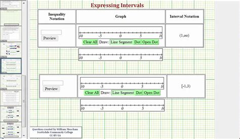 ex express intervals using inequalities using a graphs an using interval notation youtube