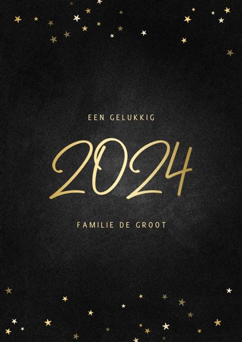 Kerstkaart Fotocollage Handgeschreven 2024 Kaartje2go