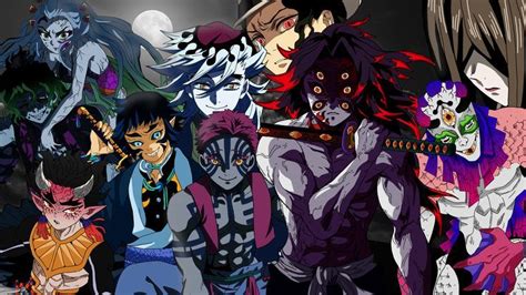 6 Upper Moons Demon Slayer Demoni