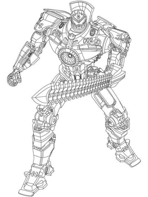 Crimson Typhoon From Pacific Rim Coloring Page Free Printable
