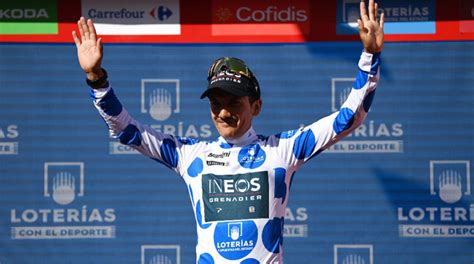 Richard Carapaz es el líder de la montaña en la Vuelta a España El