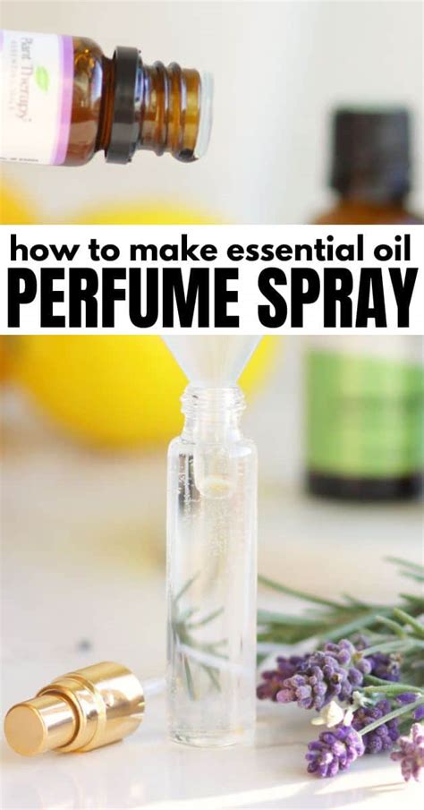 How To Make Essential Oil Perfume Spray
