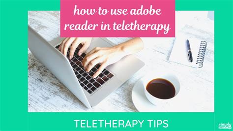 how to use adobe acrobat reader in teletherapy to annotate pdfs youtube