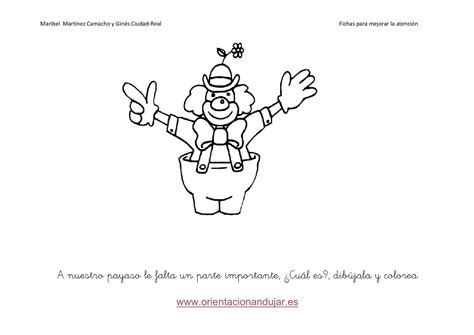 identifica lo que le falta a cada dibujo y colorea 022 Orientación