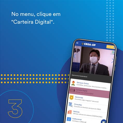 Crea Sp Lan A Carteira Profissional Digital Aeavr