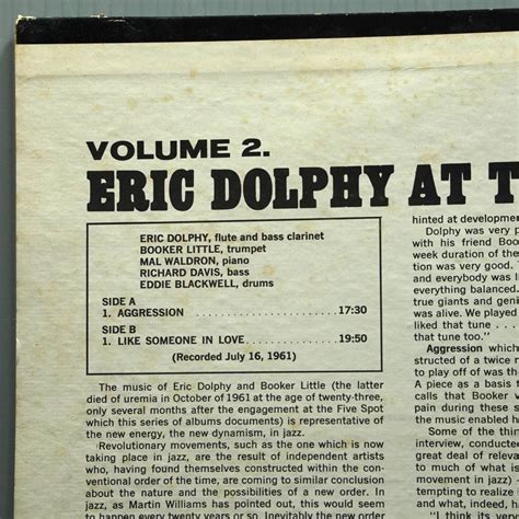 LP 米盤 Eric Dolphy At The Five Spot Volume 2 Prestige PR 7826 ジャズ一般 売買さ