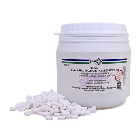 Enalapril Maleate Tablets Usp Mg Spmc State Pharmaceuticals