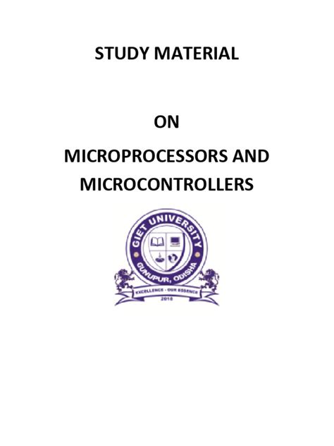 mpmc notes pdf central processing unit input output