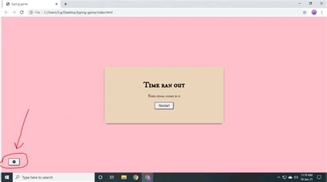 typing speed tester game project in javascript with source code and report kashipara