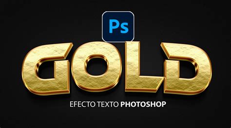 Texto Dorado En Photoshop Aprende Facil