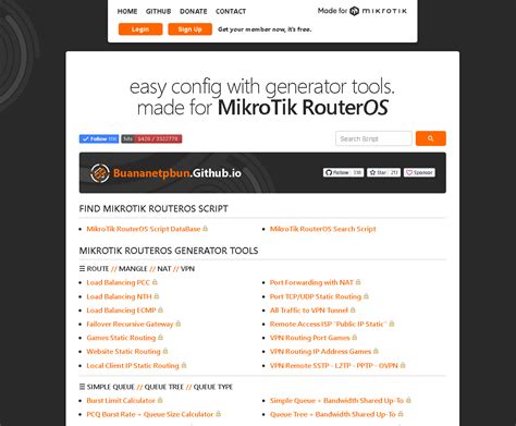 Free Mikrotik Routeros Online Tools Generator Buananetpbun Github Io