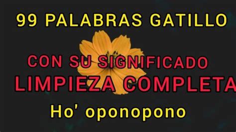 Descubre La Lista Definitiva De Palabras Gatillo Del Ho Oponopono