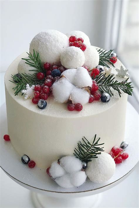 Winter Birthday Cake