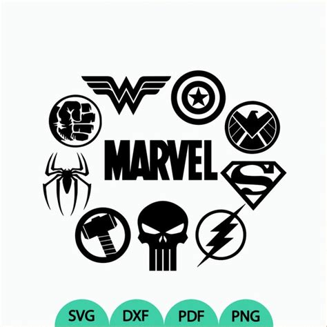 Superhero Bundle Logo Svg Superhero Logo Svg Superhero Svg Etsy