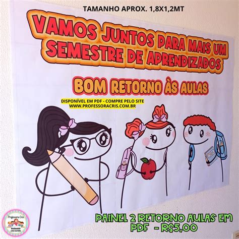PDF Painel 2 Retorno às aulas FLORKS Professora Cris Ensinando