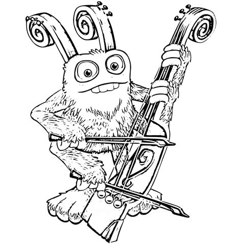 My Singing Monsters Coloring Pages Wonder Day Coloring Pages For