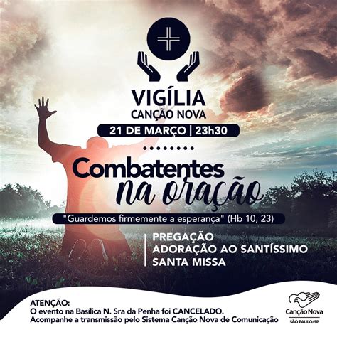 Canção Nova realiza Vigília sem público Canção Nova São Paulo