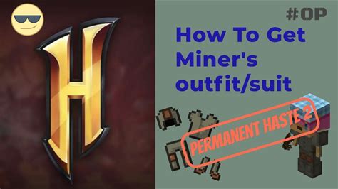 How To Get Miner S Outfit Suit Hypixel Skyblock YouTube