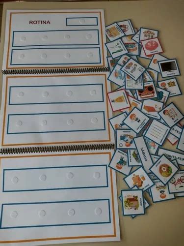 Quadro De Rotina Ativ de Vida Diária Autismo Parcelamento sem juros