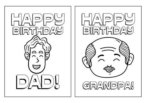 Happy Birthday Grandpa 10 Free PDF Printables Printablee