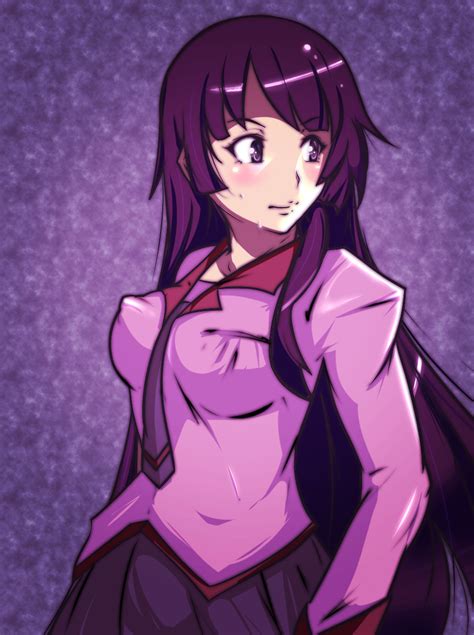 Hypnohub Artist Request Bakemonogatari Clothed Erect Nipples Female Only Femsub Hitagi