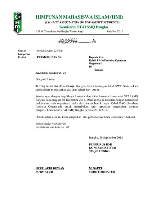 Contoh Surat Keputusan Pengangkatan Pengurus Cabang Yayasan Delinewstv