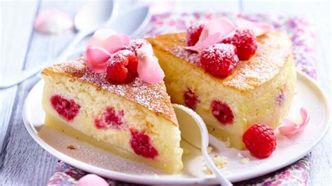 Gâteau magique aux framboises découvrez les recettes de cuisine de