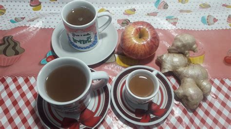 Chá de gengibre canela e maçã Seca barriga e perde quilos rápido