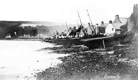 Boats Pulled Up On Beach Cromarty Archive