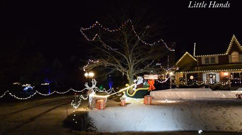 Christmas Lights Old Scugog Road Bowmanville Ontario Canada 2020