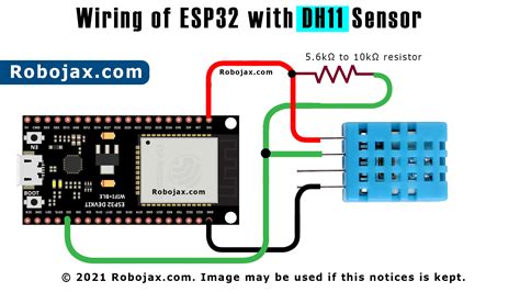 Measure Temperature Over Wifi With Esp Dht And Dht Robojax
