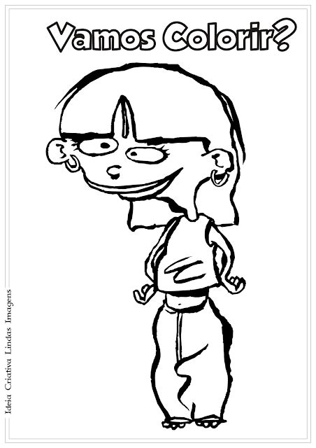 Du Dudu E Edu Desenho Para Colorir