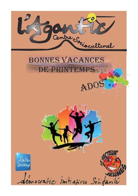Calaméo Vacances de Printemps 2016 Ados