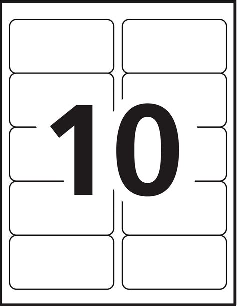 Free Template For Avery Labels Printable And Enjoyable Learning