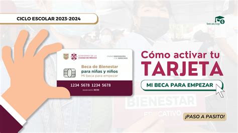Cómo activar la nueva tarjeta Mi Beca Para Empezar 2023