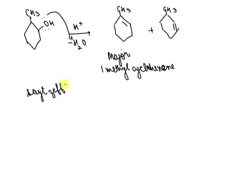 SOLVED In The Dehydration Reaction Of 2 Methylcyclohexanol With