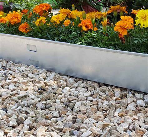 Safe Edge Galvanised Lawn Edging Landscape Depot