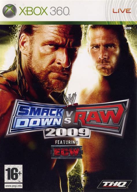 WWE Smackdown Vs Raw 2009 2008 Xbox 360 Box Cover Art MobyGames