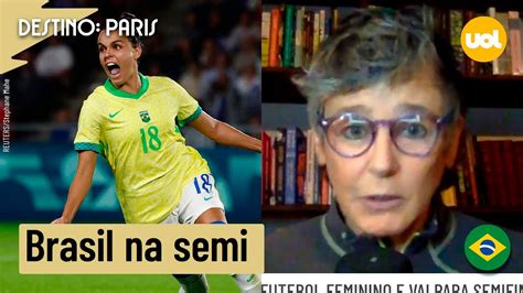 AGORA TUDO É POSSÍVEL DIZ MILLY LACOMBE APÓS VITÓRIA DO BRASIL SOBRE