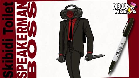 COMO DIBUJAR A SPEAKERMAN BOSS De SKIBIDI TOILET Episode 63 How To