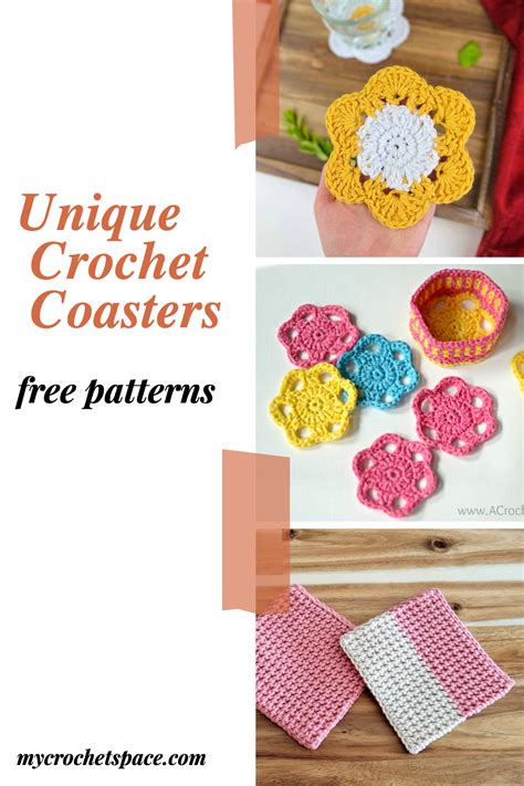 35 Free Crochet Coaster Patterns Crochet Coasters Crochet Coaster